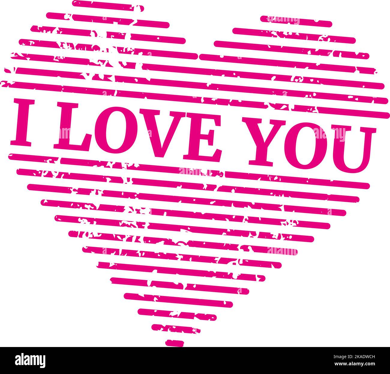Love you stamp. Romantic symbol. Heart sign Stock Vector Image & Art ...