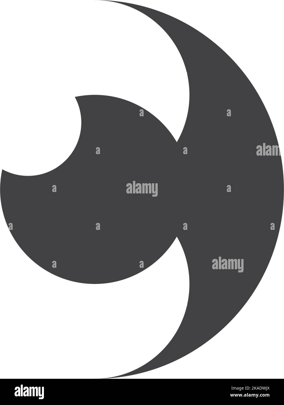 letter c in negative space logo design Stock Vector Image & Art - Alamy