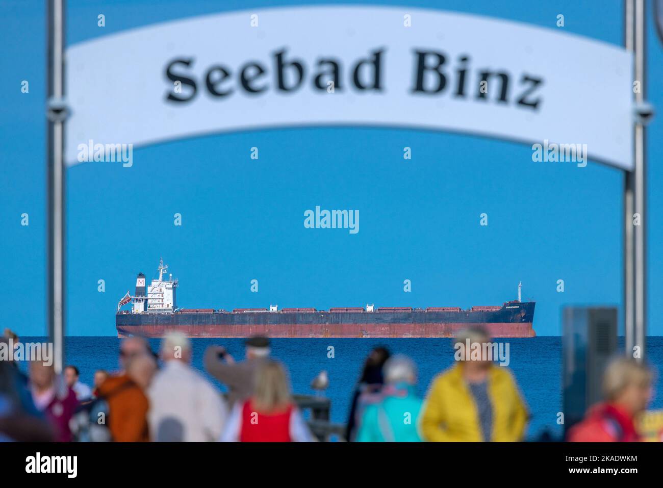 Binz, Germany. 23rd Sep, 2022. The 230-meter-long cargo ship ...