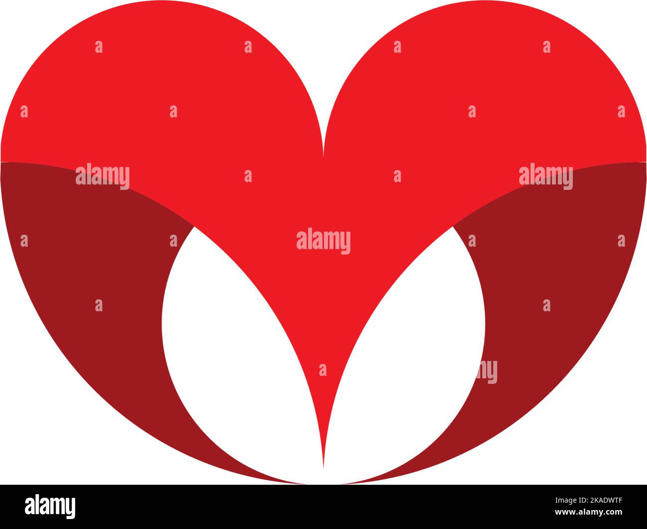 red letter m heart logo design Stock Vector Image & Art - Alamy