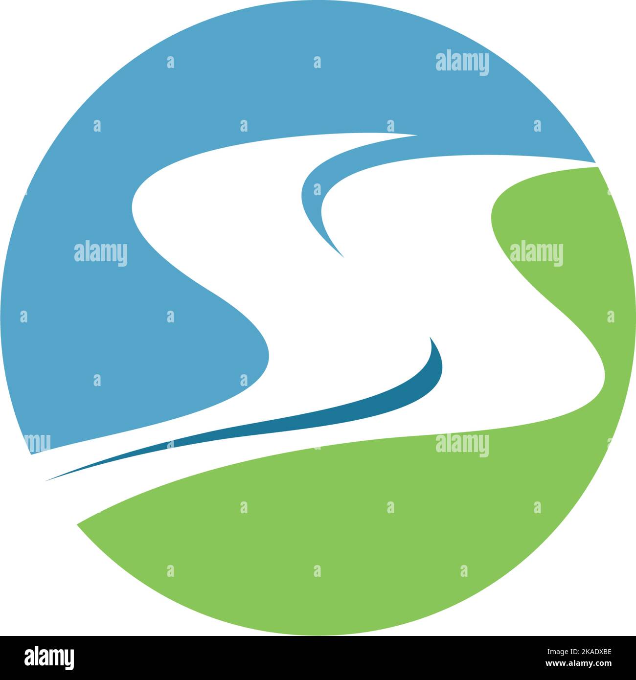 Flowing water Stock Vector Images - Alamy