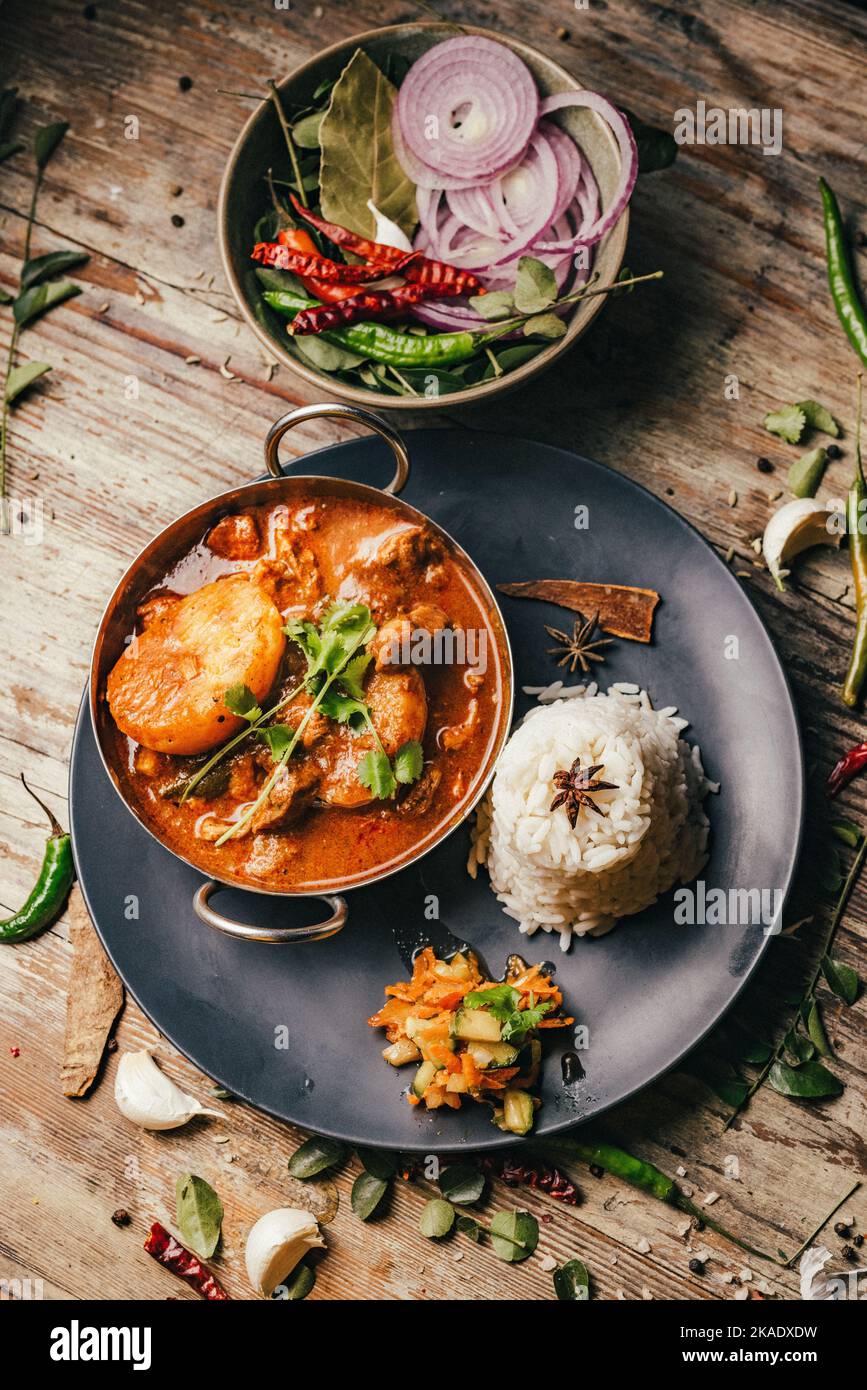 Indian food photography at restaurant Stock Photo - Alamy