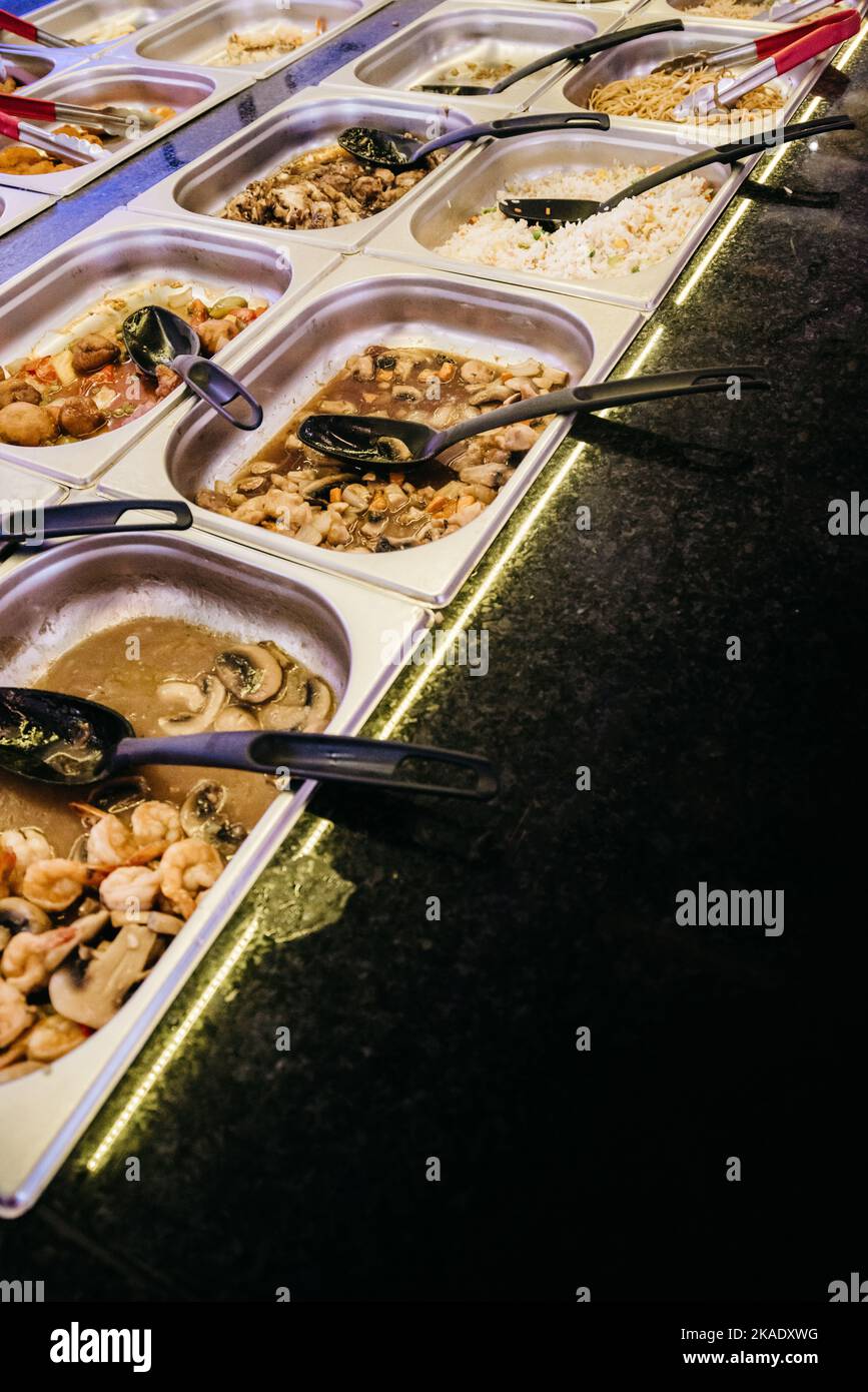 Chinese buffet hi-res stock photography and images - Alamy