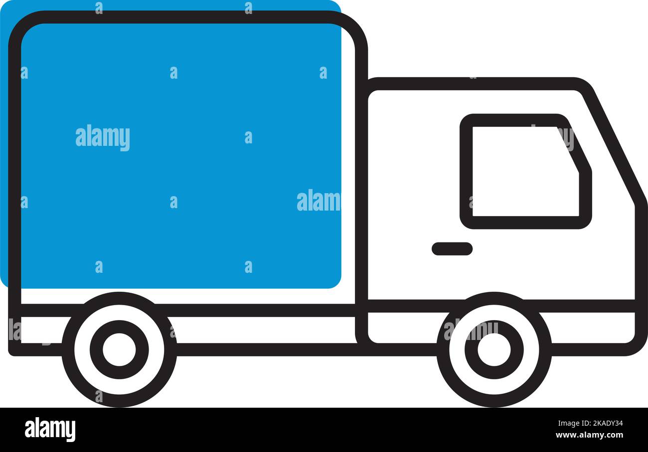 cargo truck icon Stock Vector Image & Art - Alamy