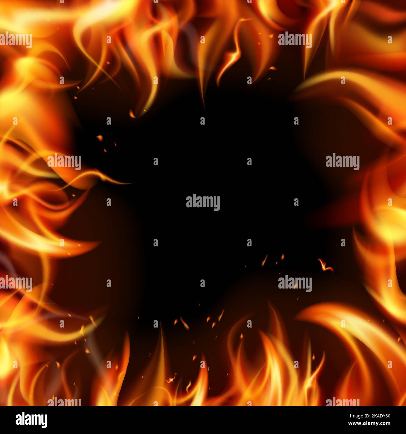 Album cover with flames Stock Vector Images - Alamy