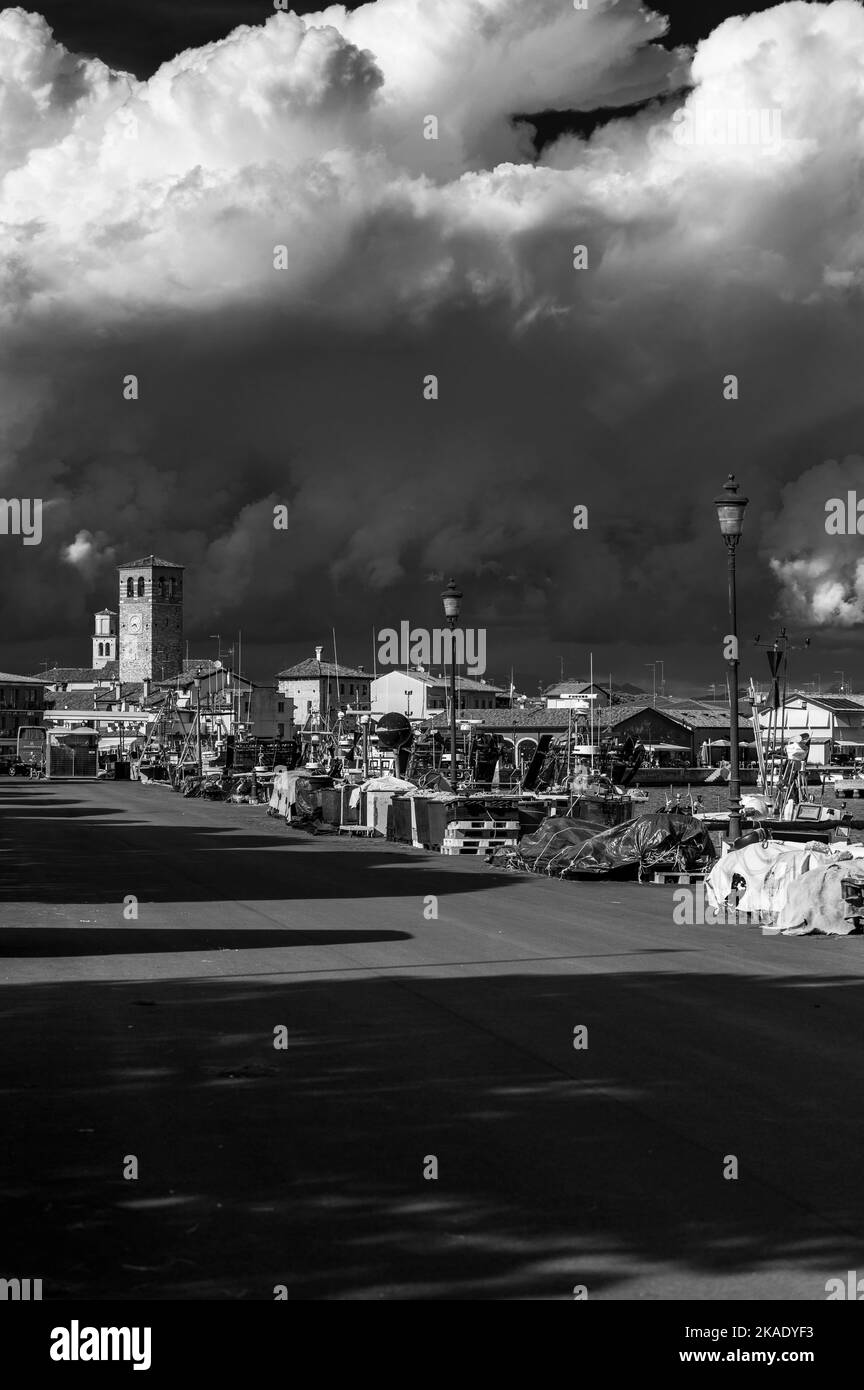 Sunny seascape marine lagoon beach Black and White Stock Photos ...