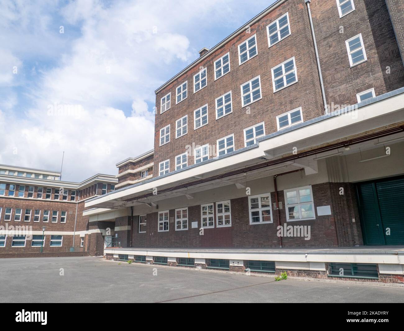 famous industrial designer Peter Behrens designed the imposing building ...