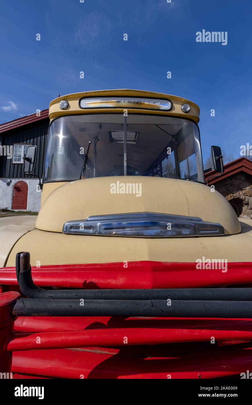 Old Volvo bus Oslo Norway Stock Photo - Alamy