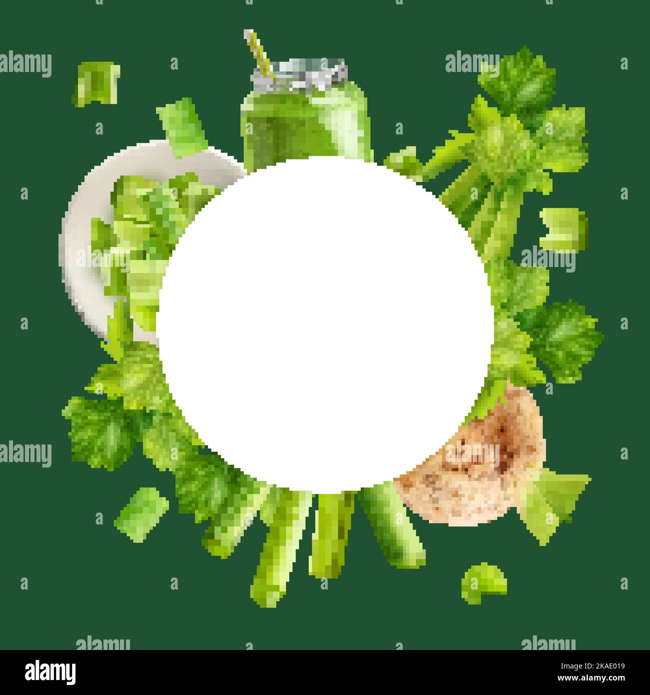 Smoothie center Stock Vector Images - Alamy