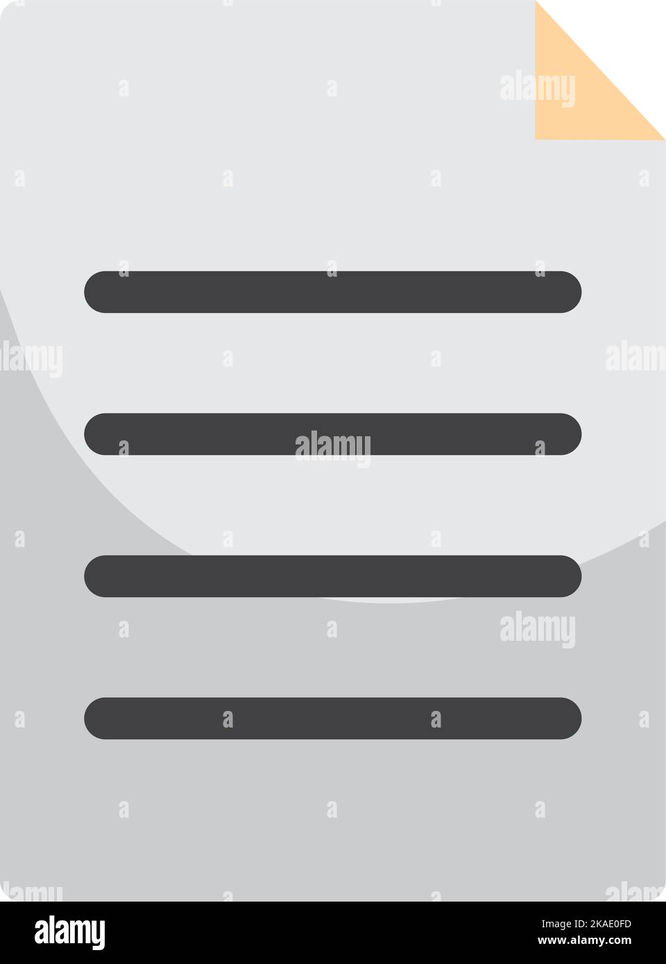 document file icon Stock Vector Image & Art - Alamy