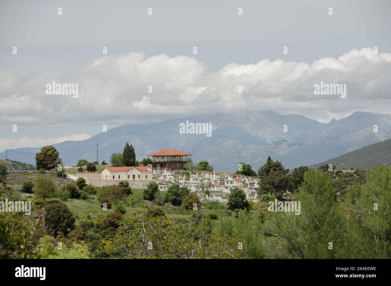 House in nature.Baltesiniko village, Arkadia,Greece Stock Photo - Alamy