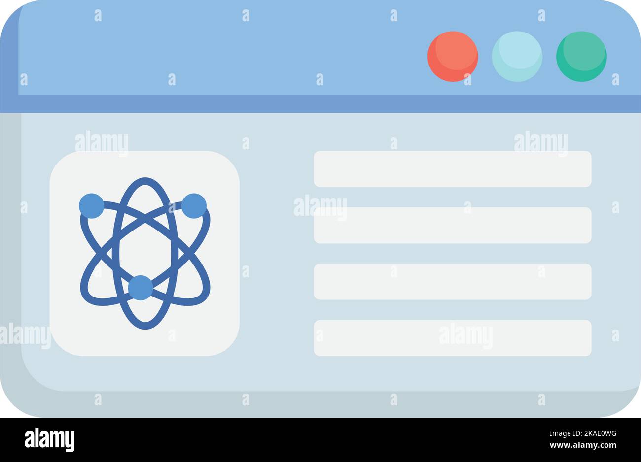 web window design Stock Vector Image & Art - Alamy