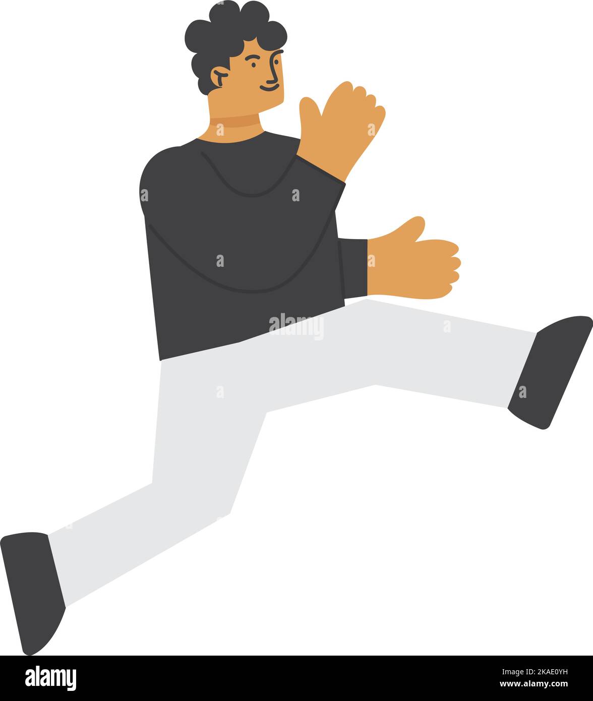 man jumping icon Stock Vector Image & Art - Alamy