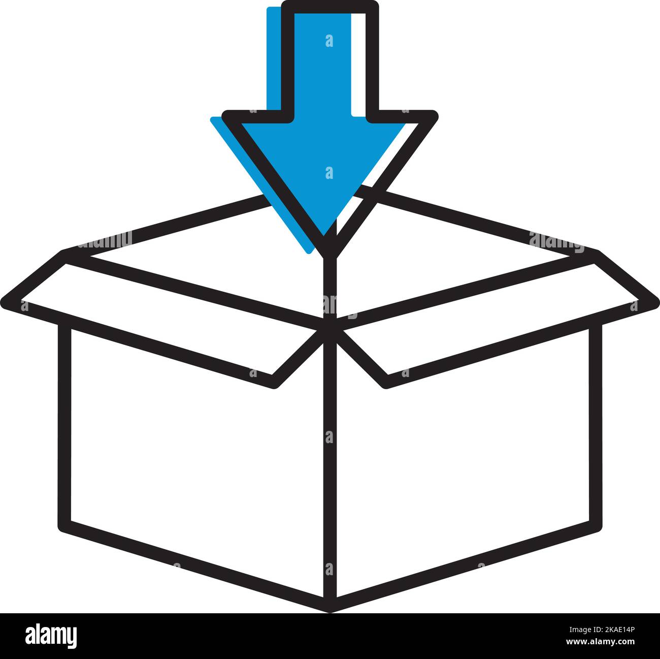 box and arrow Stock Vector Image & Art - Alamy