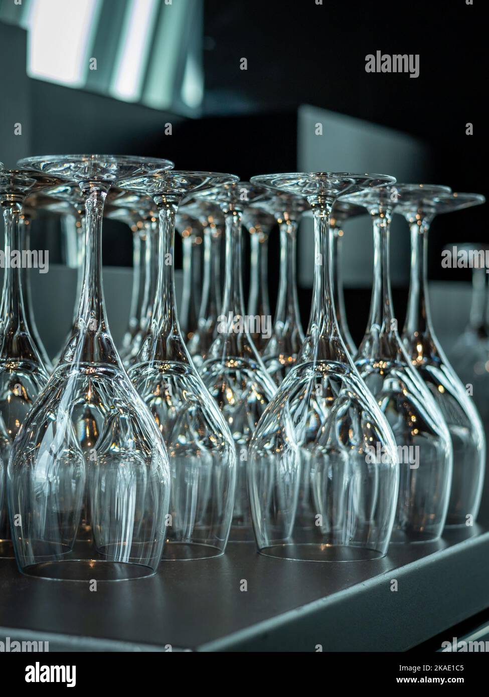 Bartender clean glasses hi-res stock photography and images - Alamy