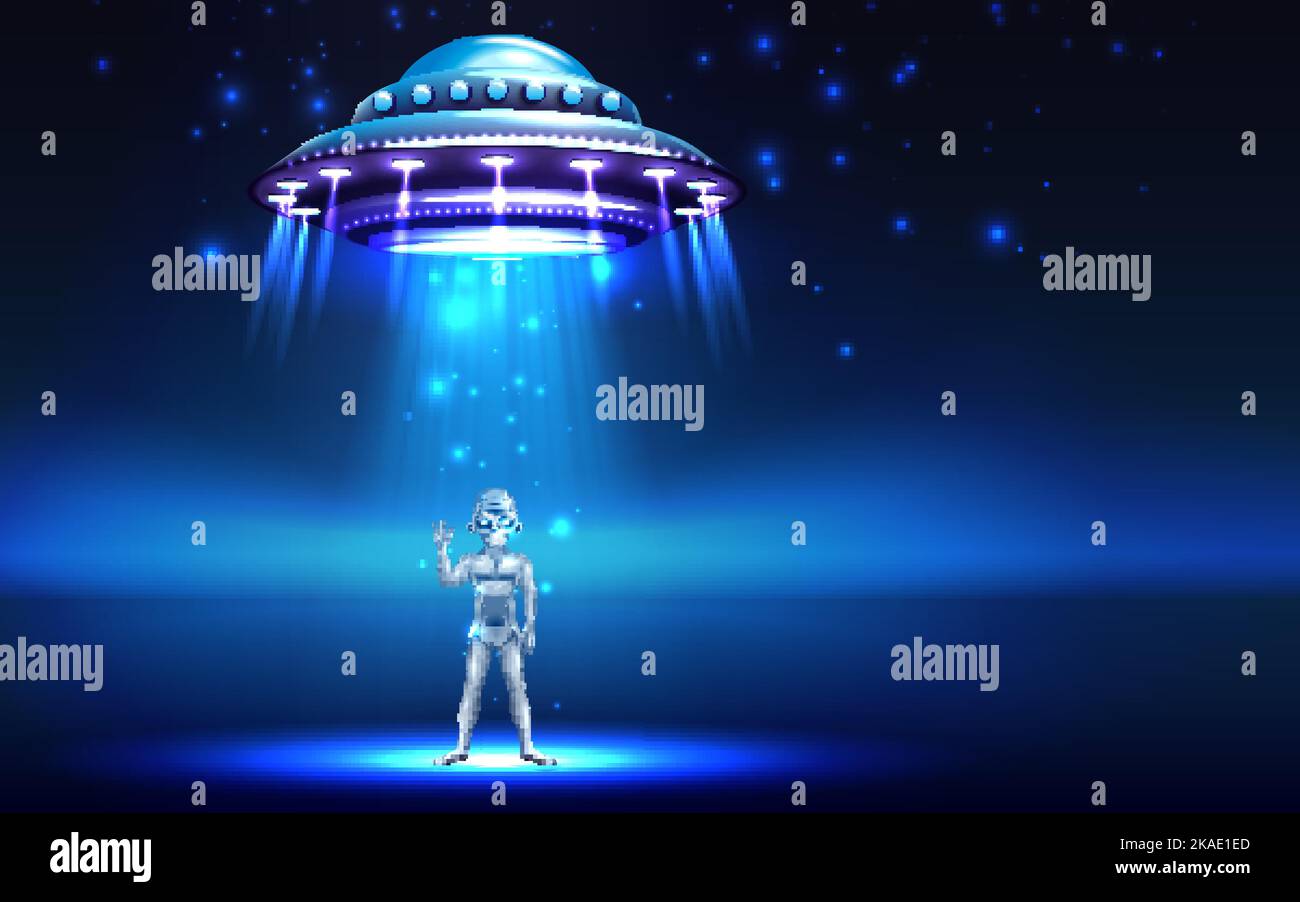 Alien research Stock Vector Images - Alamy