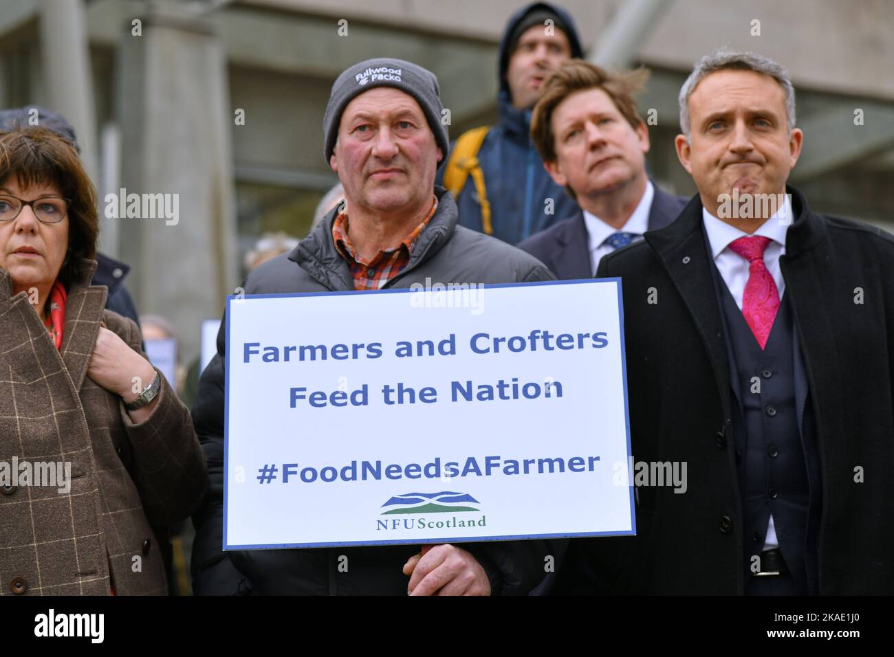 Edinburgh Scotland, UK 02 November 2022. A NFU Scotland Rally takes ...