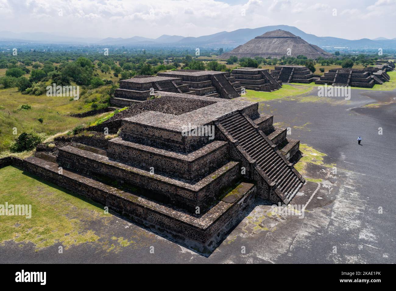 The Pyramid of the Sun, the largest building in Teotihuacan, Mexico Stock Photo - Alamy