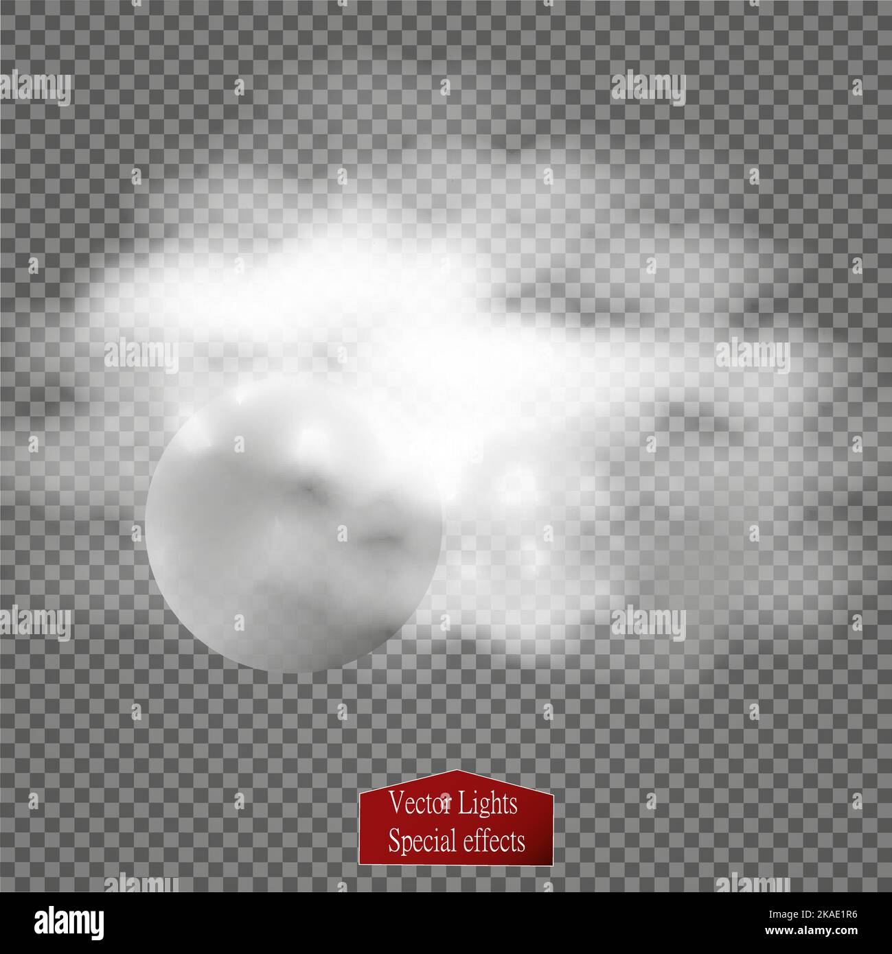 Fog or smoke isolated transparent special effect. White vector ...