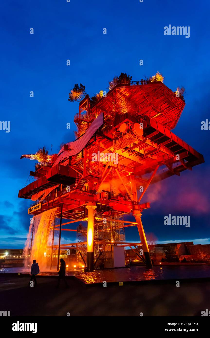 See Monster, an art installation made from a former oil rig re ...