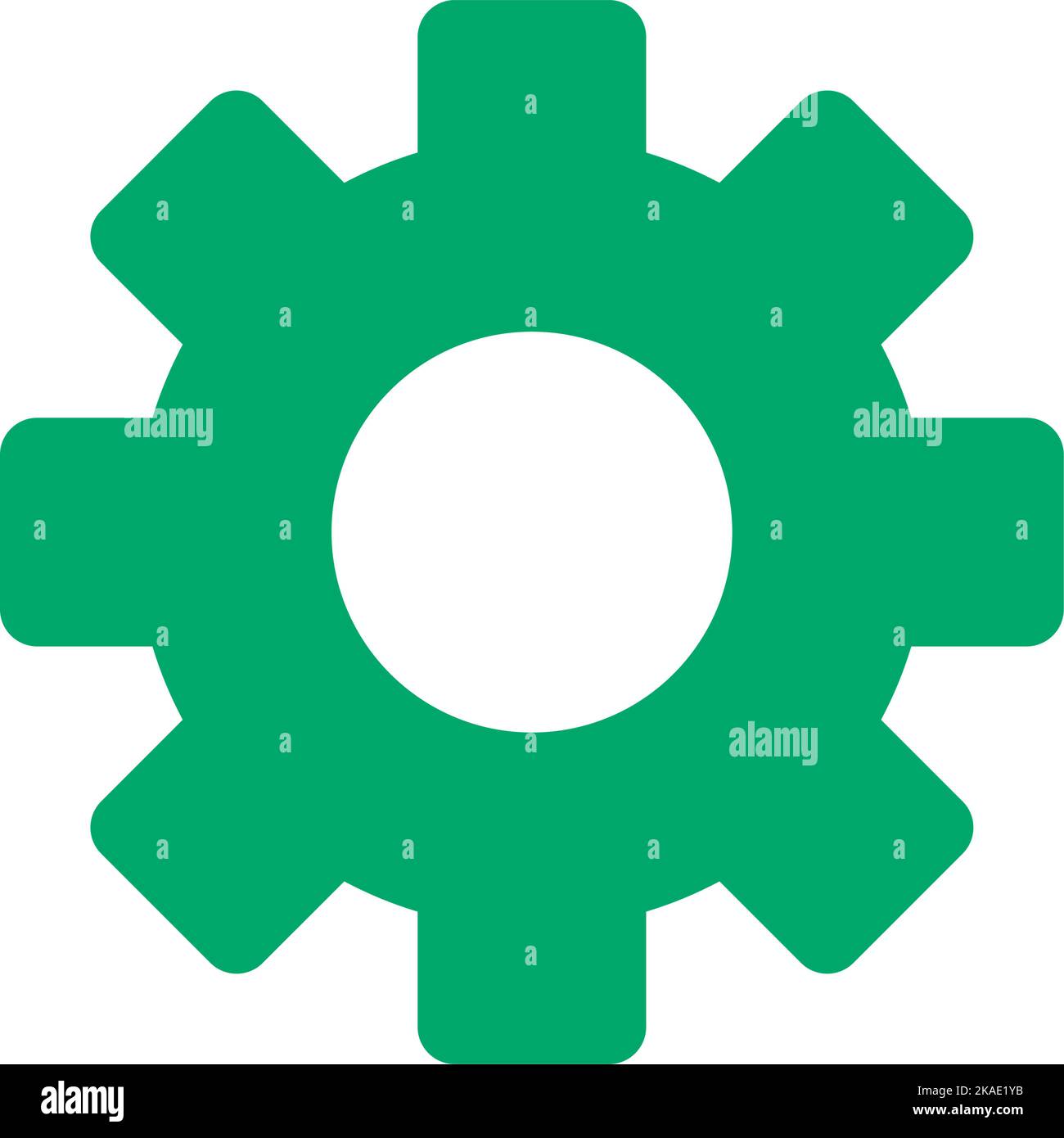 green gear wheel Stock Vector Image & Art - Alamy