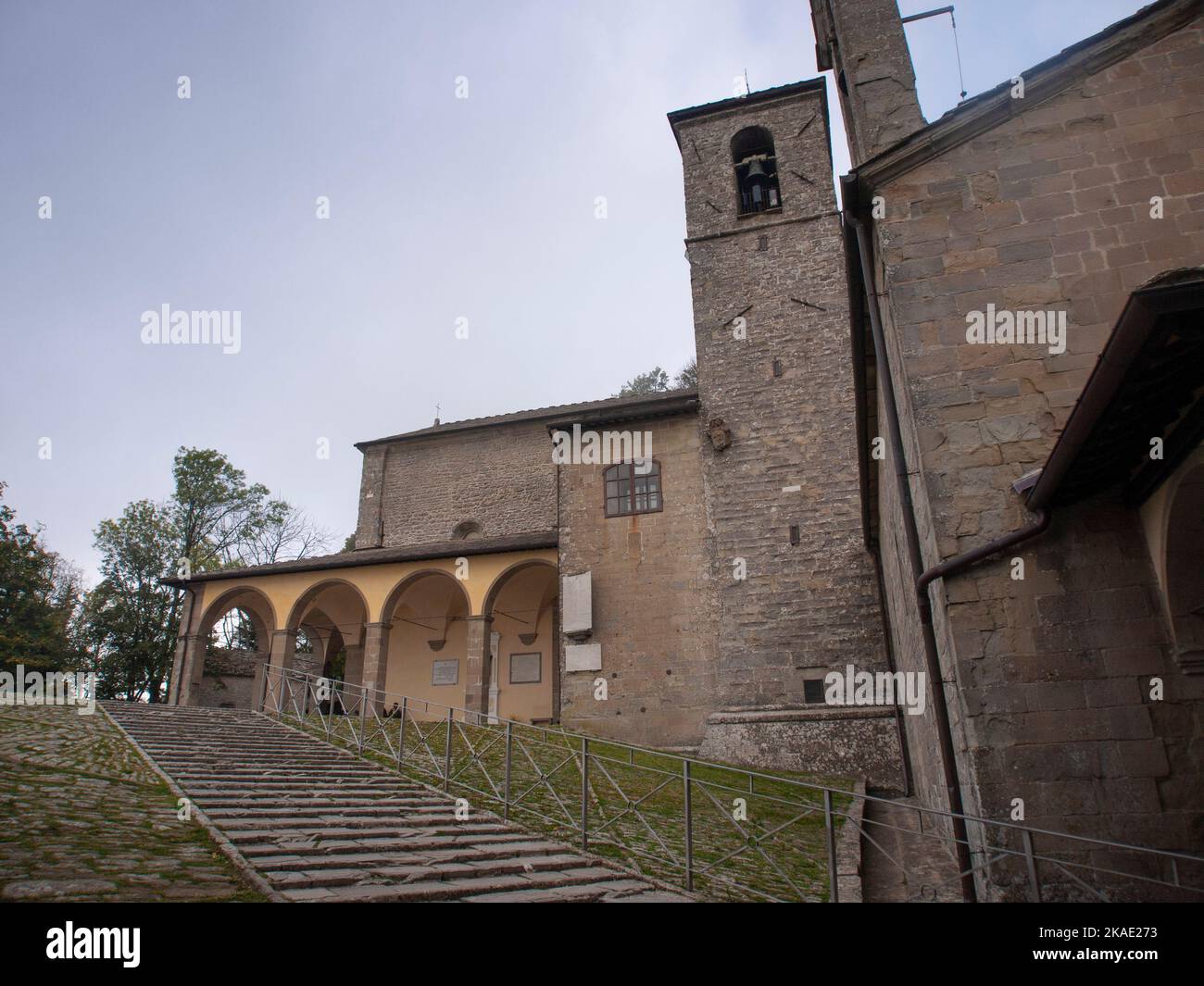 Italy, Tuscany, Arezzo, Casentino district, the Sanctuary of La Verna ...