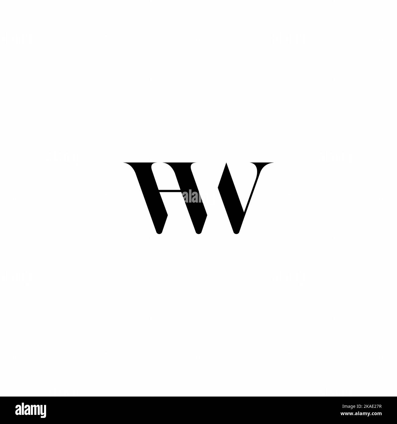 WH logo simple elegant nuance Stock Vector Image & Art - Alamy