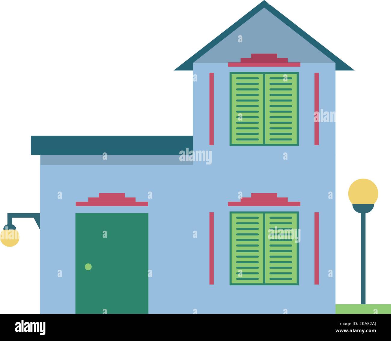 House front Cut Out Stock Images & Pictures - Alamy