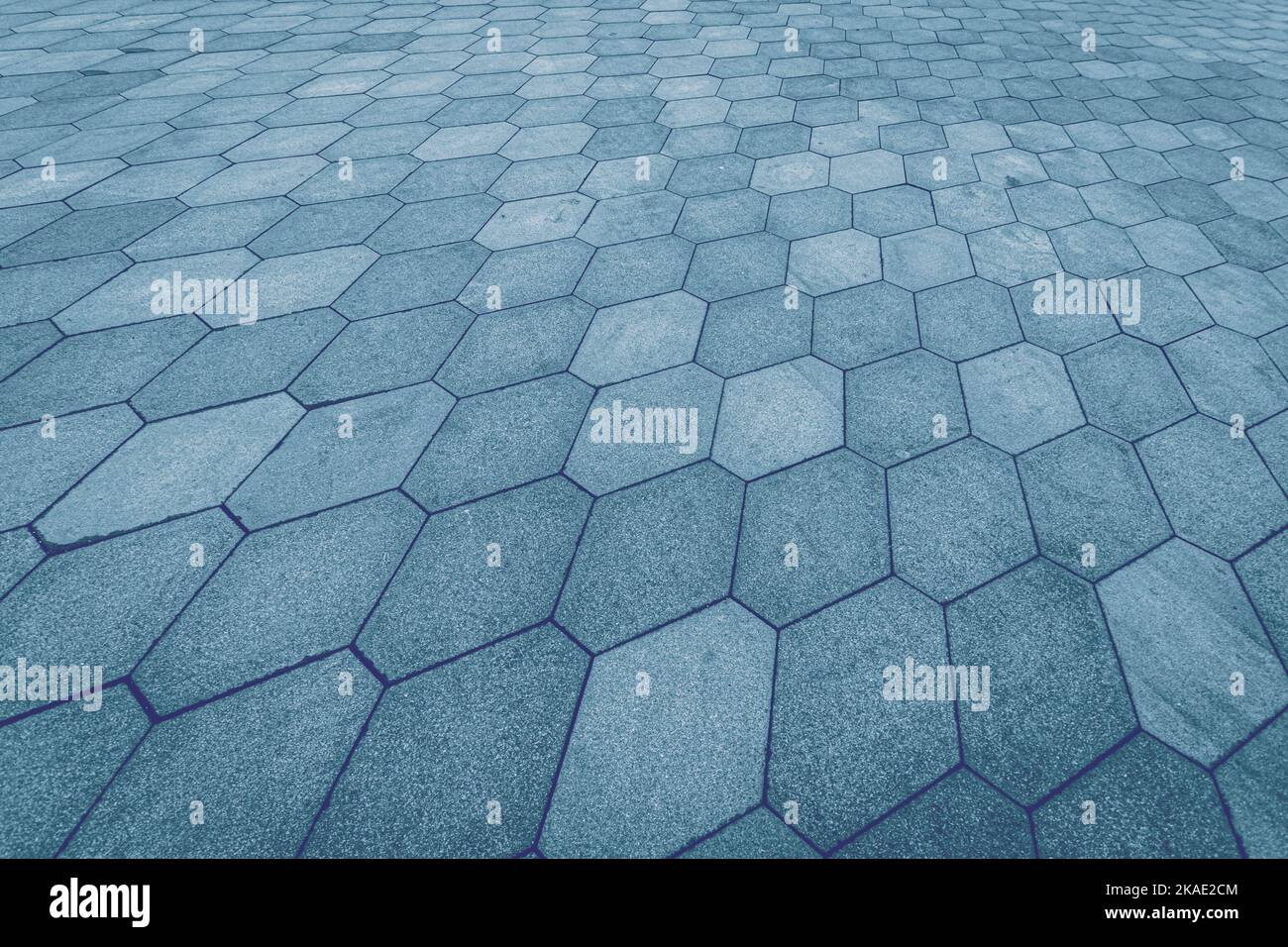 Top view on paving stone road. Old pavement of granite texture. Street ...