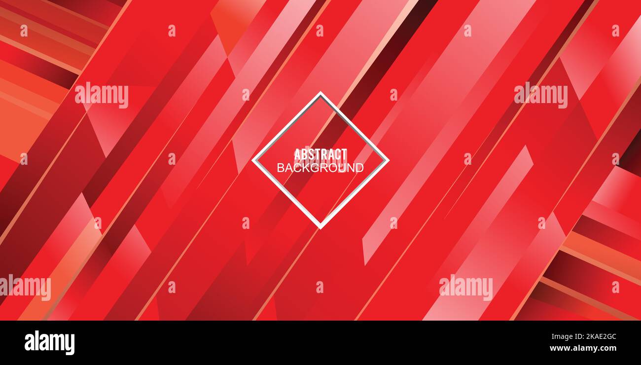 A vector illustration of red abstract geometric background Stock Vector ...