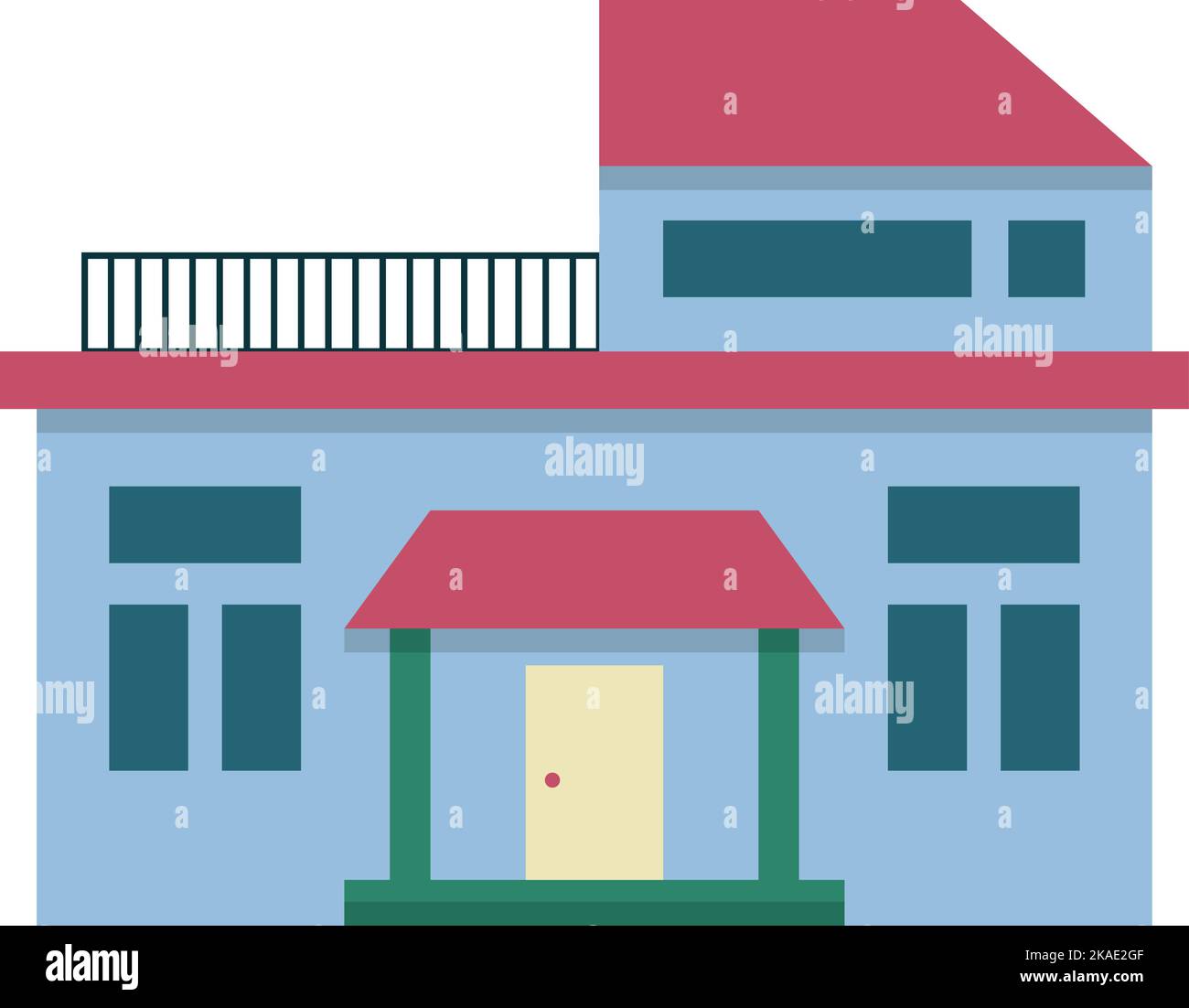 Villa window outside Cut Out Stock Images & Pictures - Alamy