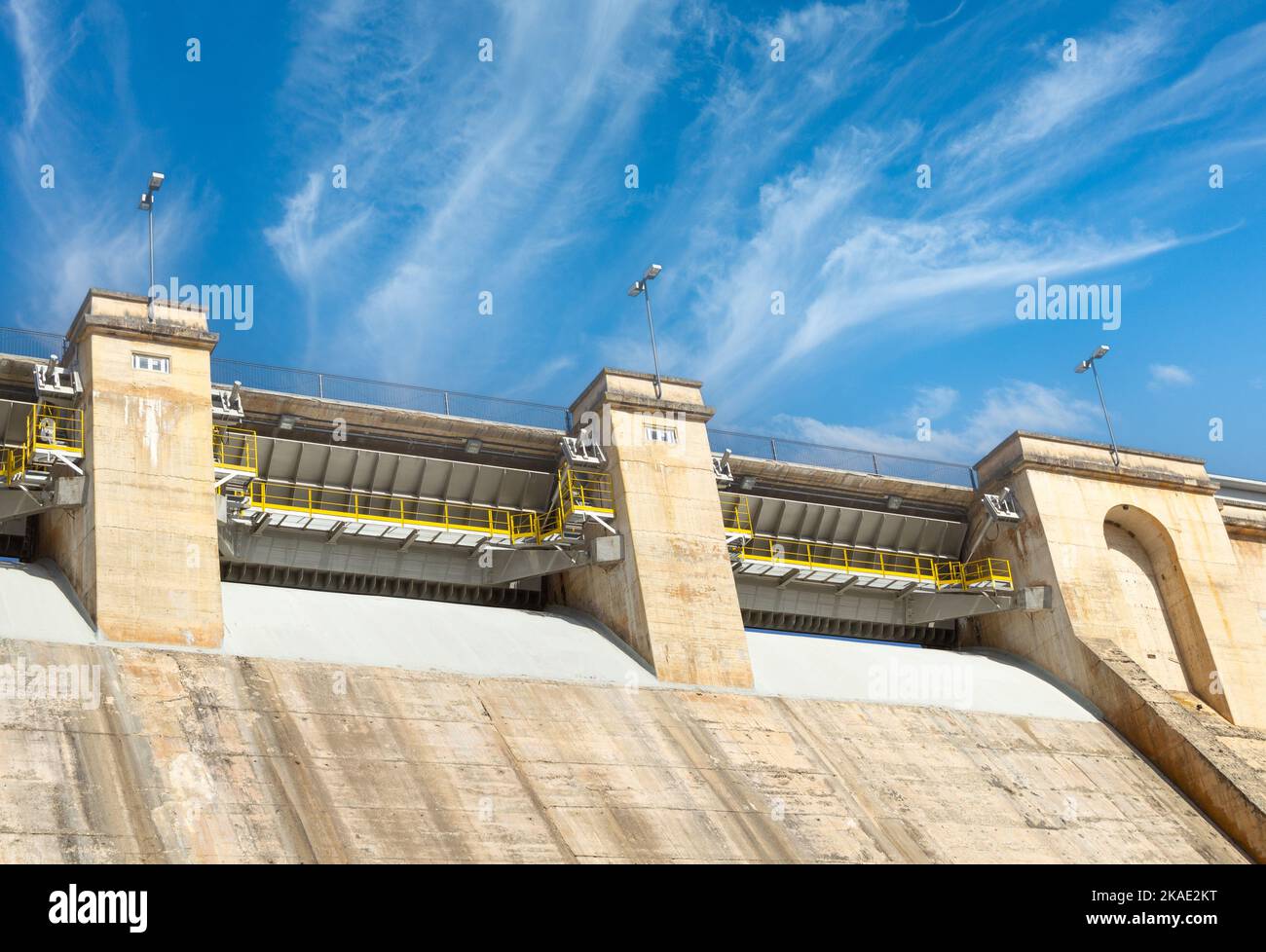 Hydro electric dam in Spain Stock Photo - Alamy