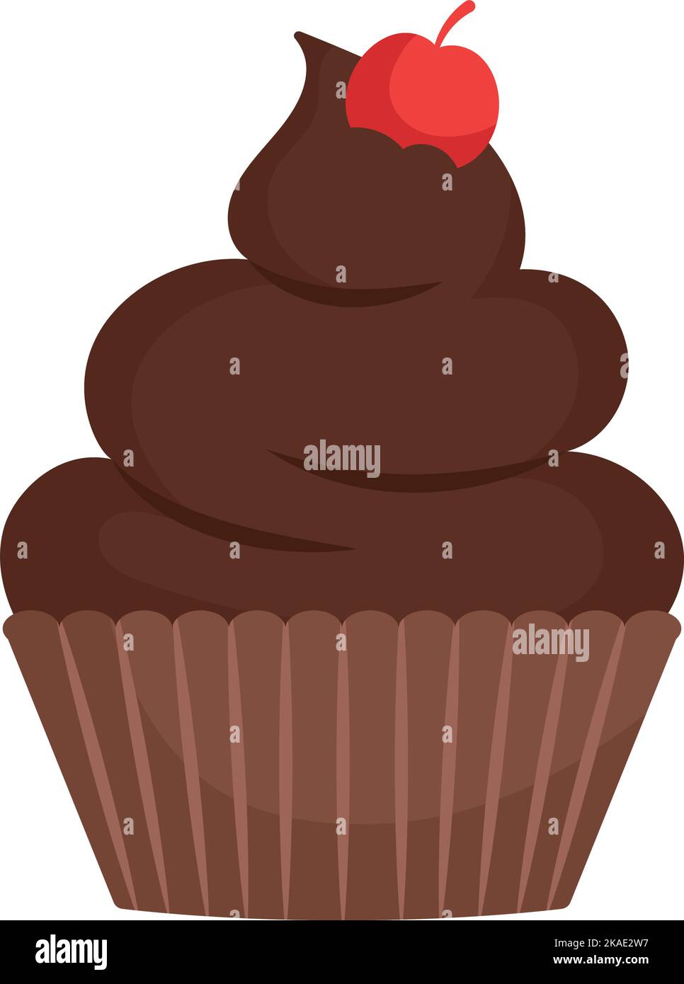 chocolate muffin design Stock Vector Image & Art - Alamy