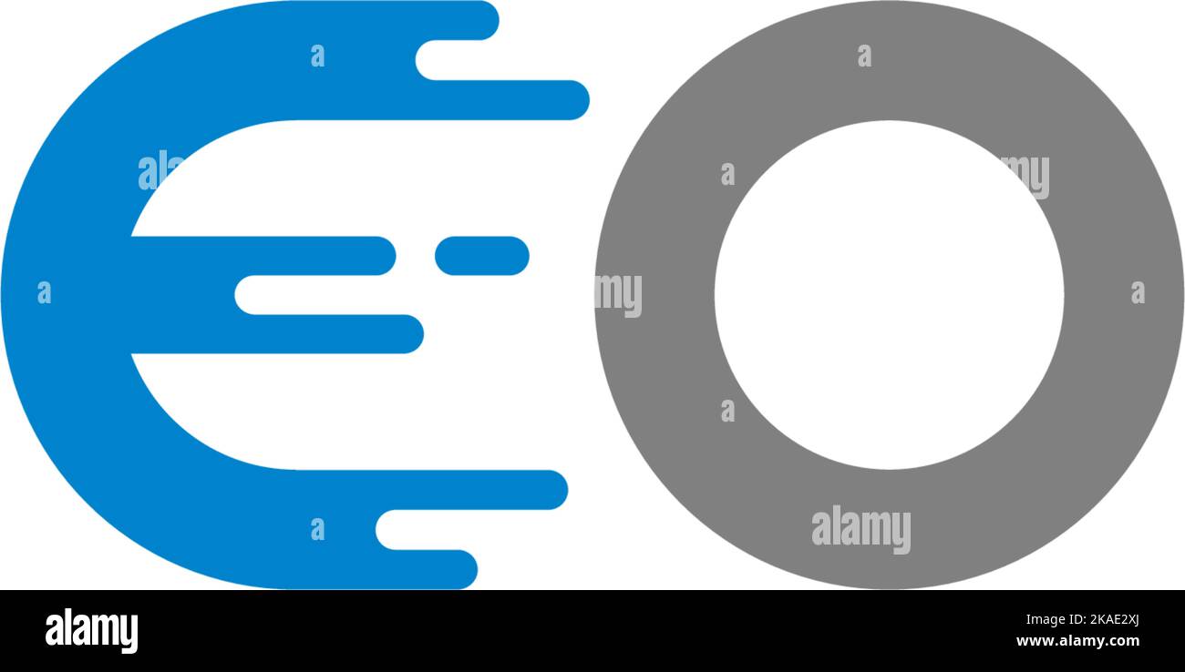 A vector illustration of EO logo icon template Stock Vector Image & Art ...