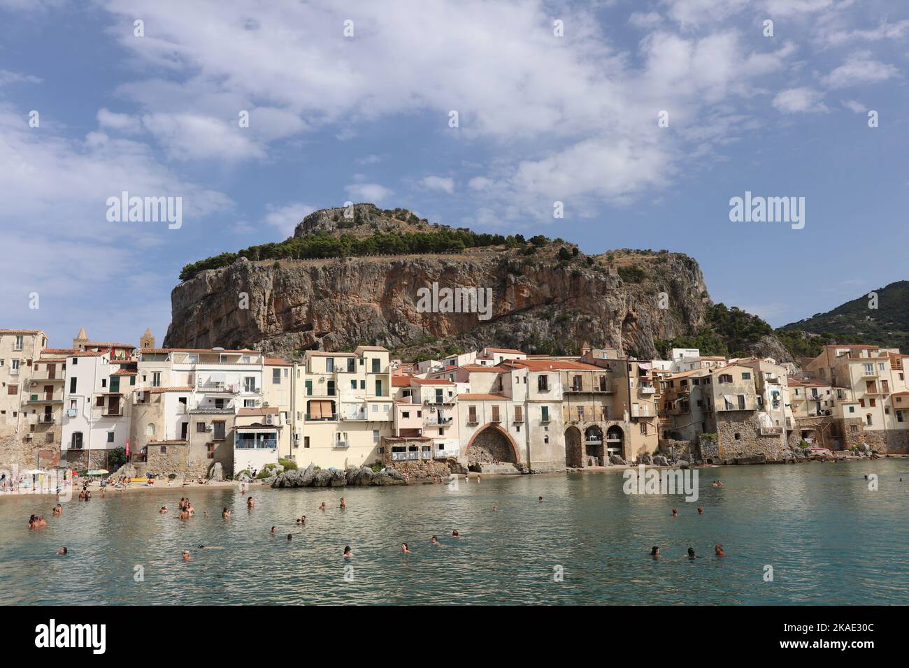 Cefalu in Sicily, Italy Stock Photo - Alamy