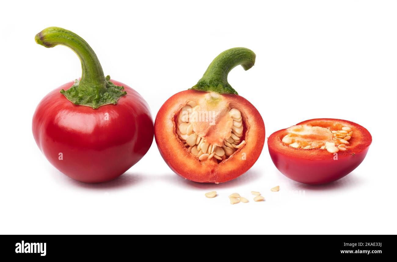 Red ball peppers hi-res stock photography and images - Alamy