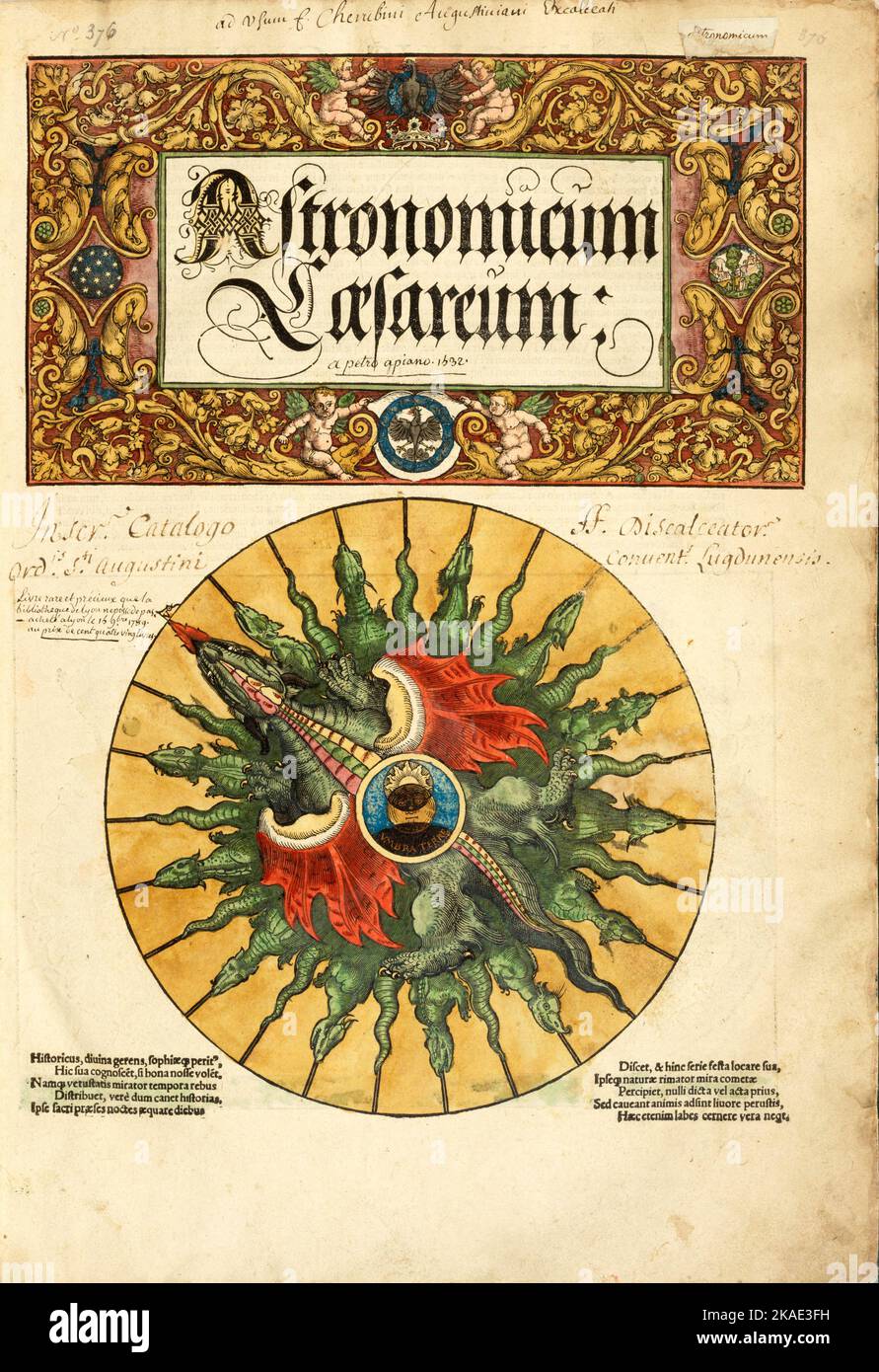 Astronomicum Caesareum 1540 by Michael Ostendorfer Stock Photo - Alamy