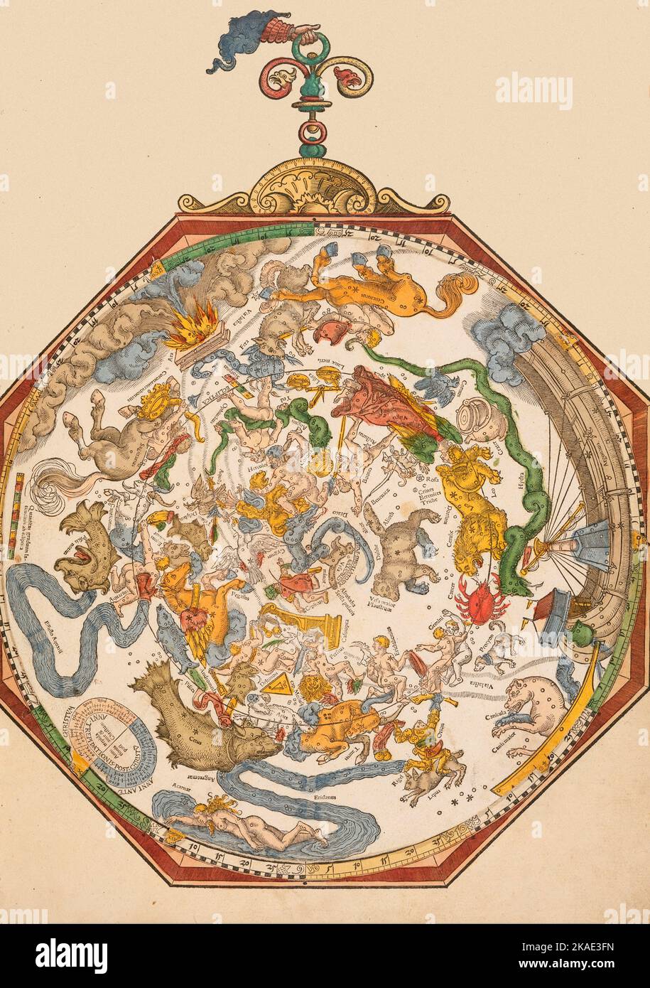 Astronomicum Caesareum 1540 by Michael Ostendorfer Stock Photo - Alamy