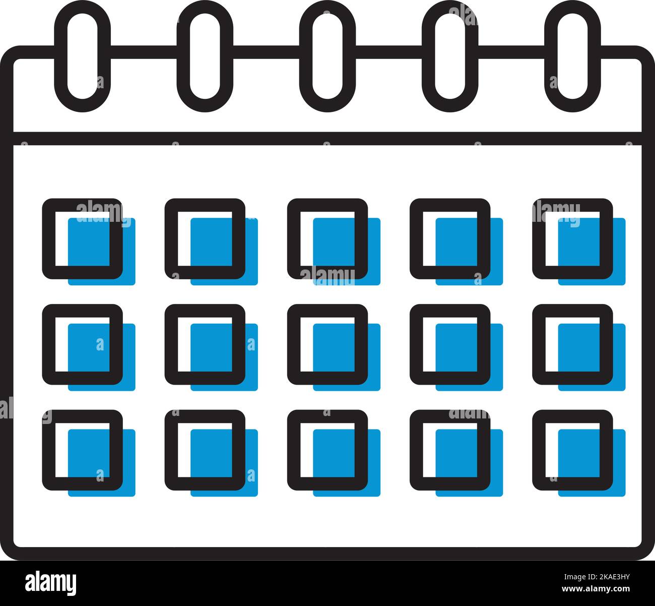 calendar planner icon Stock Vector Image & Art - Alamy