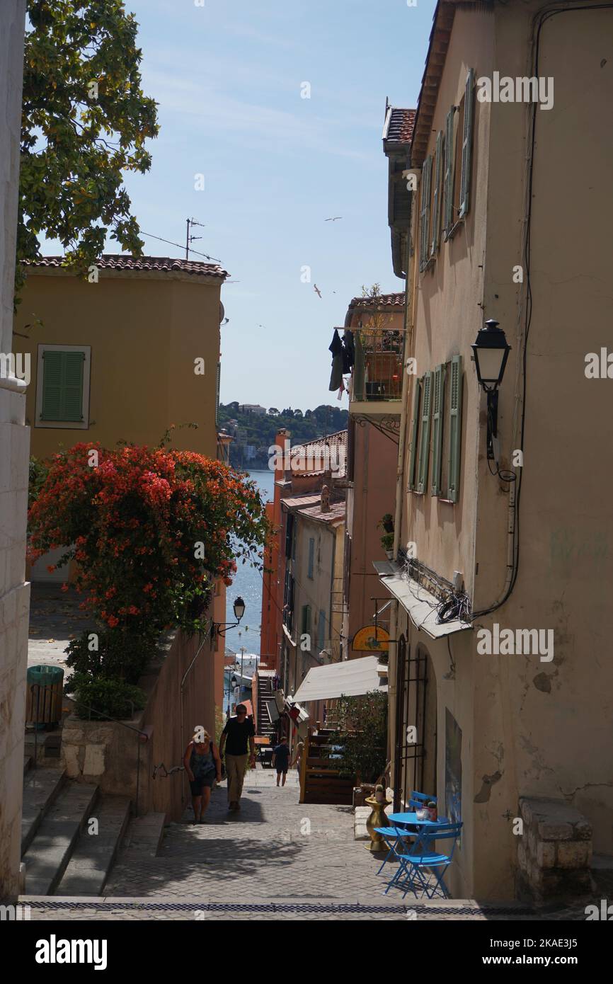 Outdoor scene in villefranche sur hi-res stock photography and images ...
