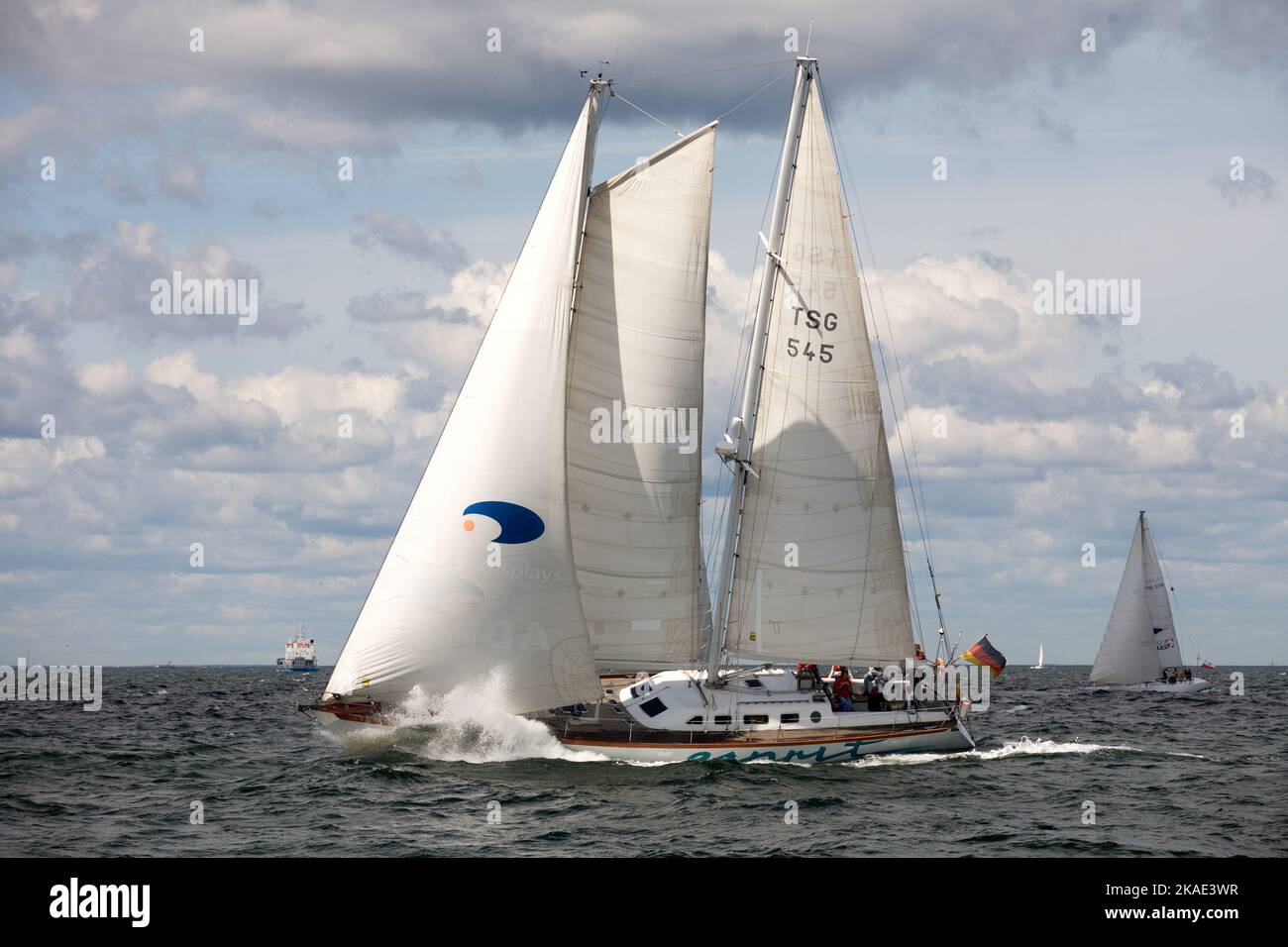 German sail training schooner Esprit Stock Photo - Alamy