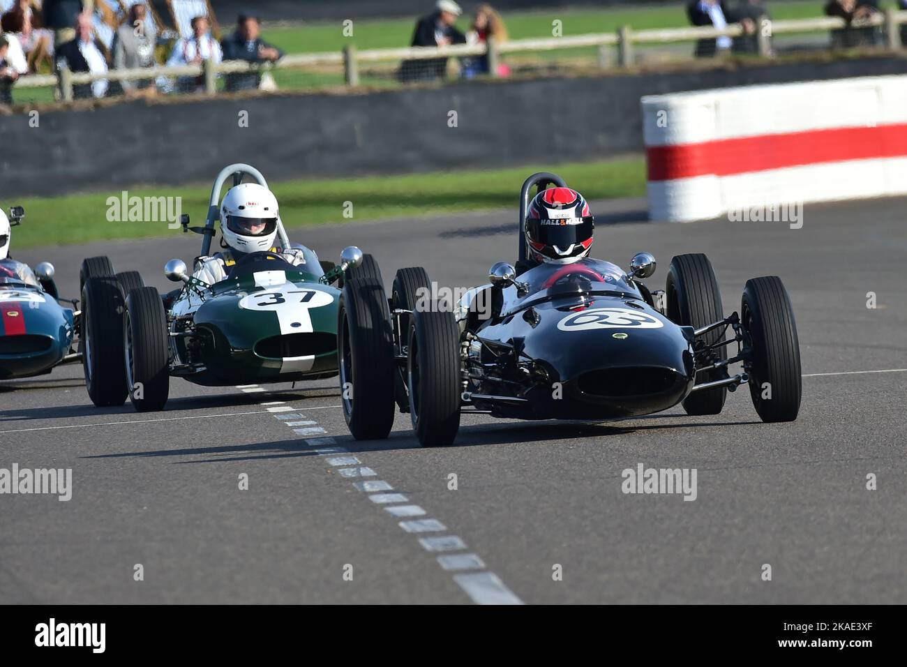 Stephan Joebstl, Lotus-Ford 20, Andrew Taylor, Cooper-Ford T56 ...