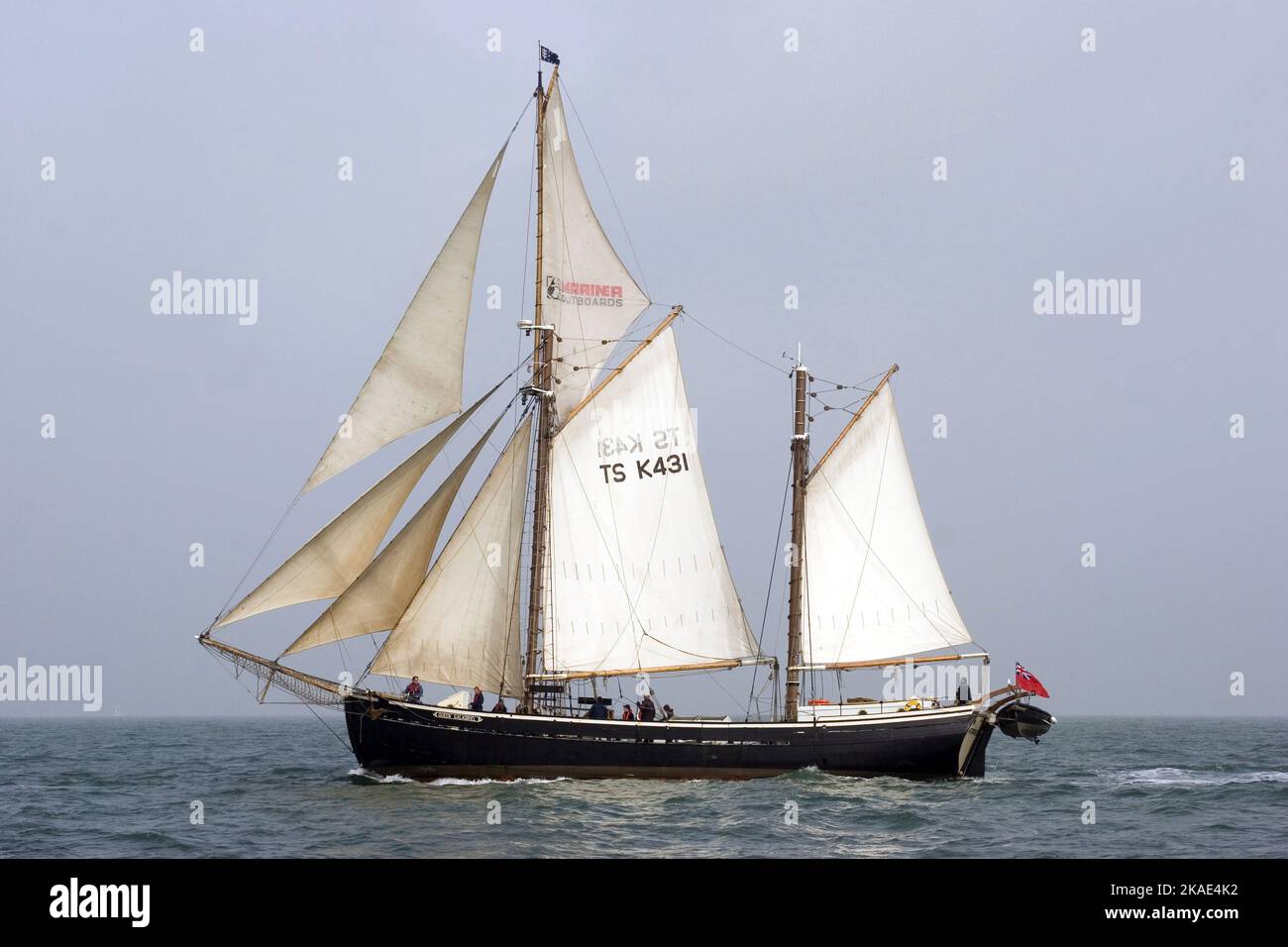 British sail training ketch Queen Galadriel Stock Photo - Alamy