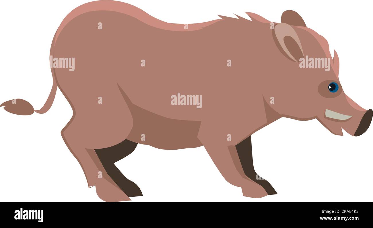 Forest animal boar icon Cut Out Stock Images & Pictures - Alamy
