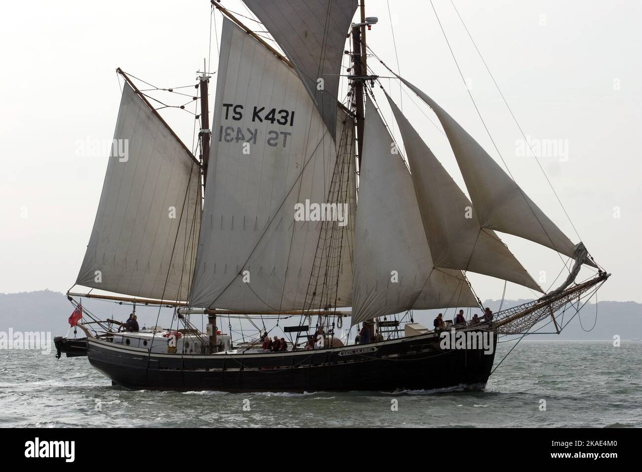 British sail training ketch Queen Galadriel Stock Photo - Alamy