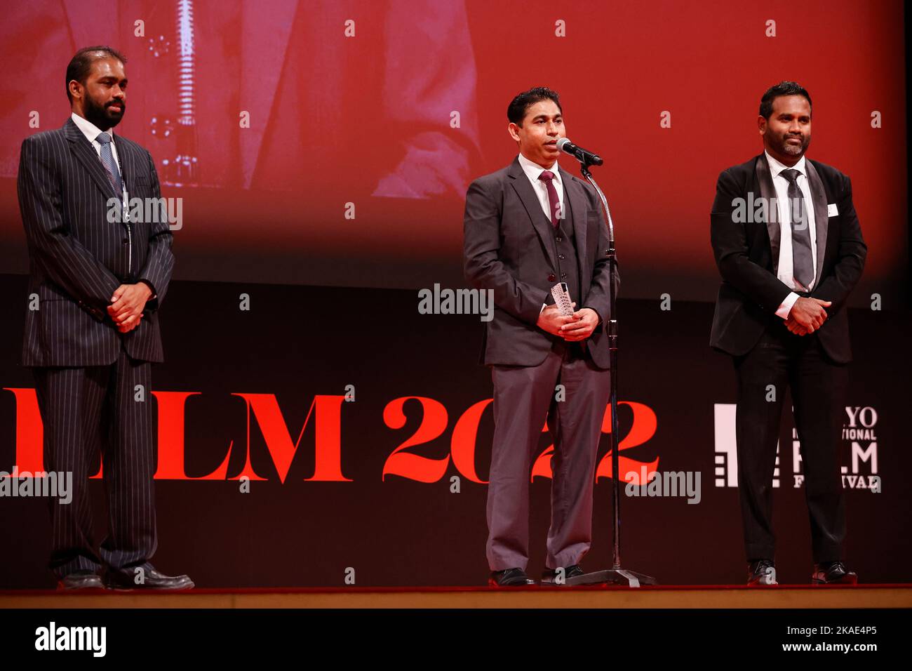 November 2, 2022, Tokyo, Japan: Sanjeewa Pushpakumara (C) Director of ...