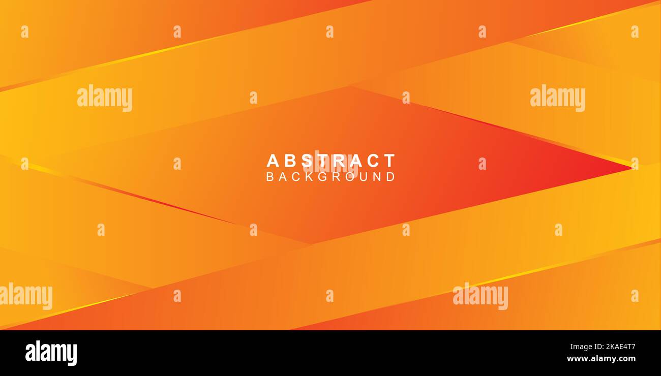 A vector illustration of an orange abstract geometric background Stock ...