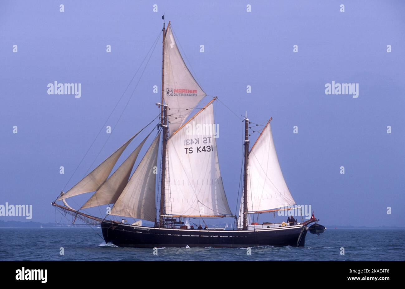 British sail training ketch Queen Galadriel Stock Photo - Alamy
