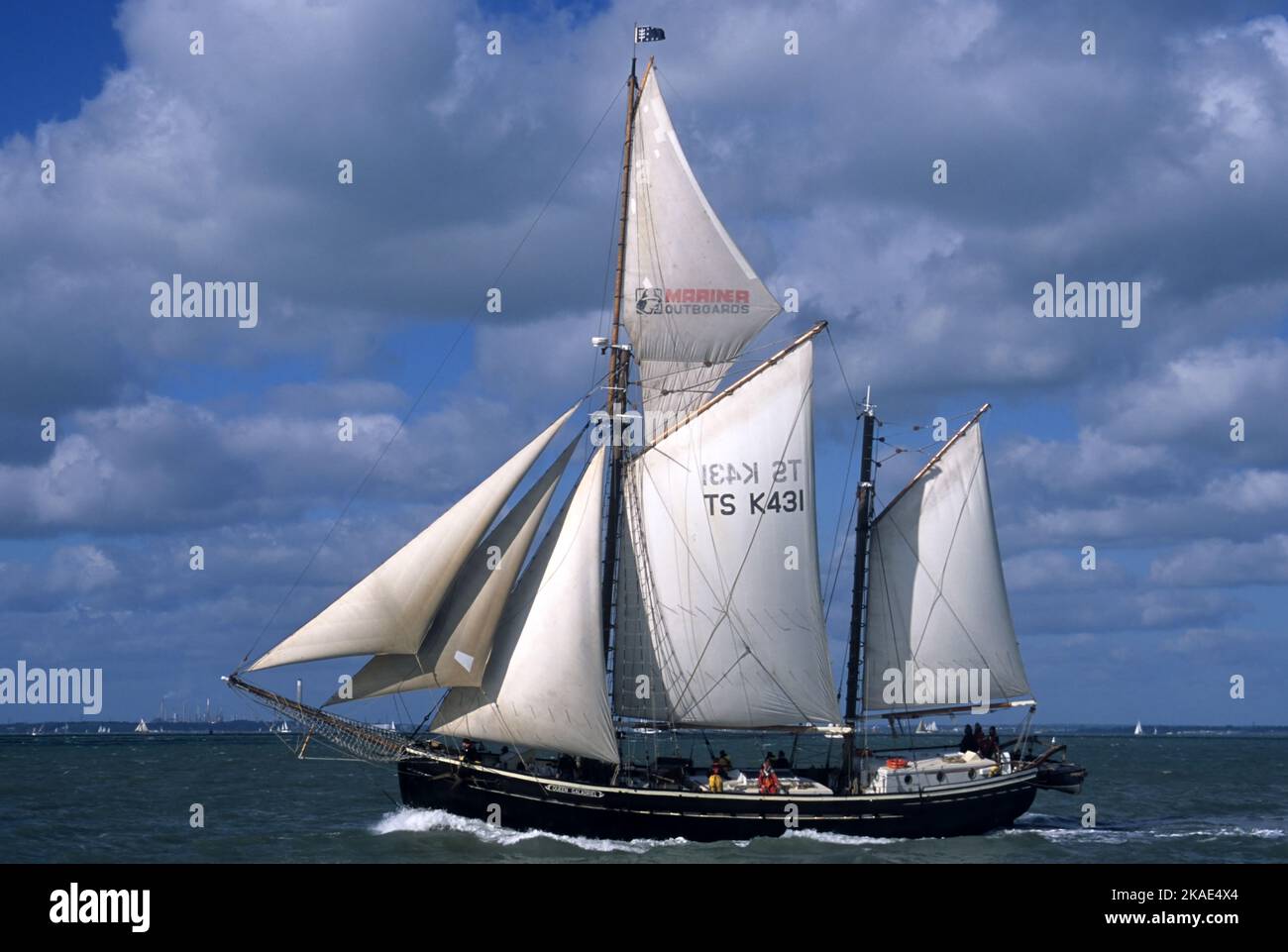 Ketch with two masts hi-res stock photography and images - Alamy