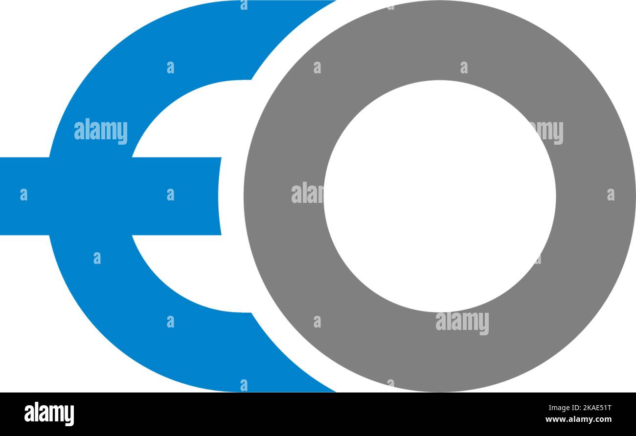 A vector illustration of EO logo icon template Stock Vector Image & Art ...